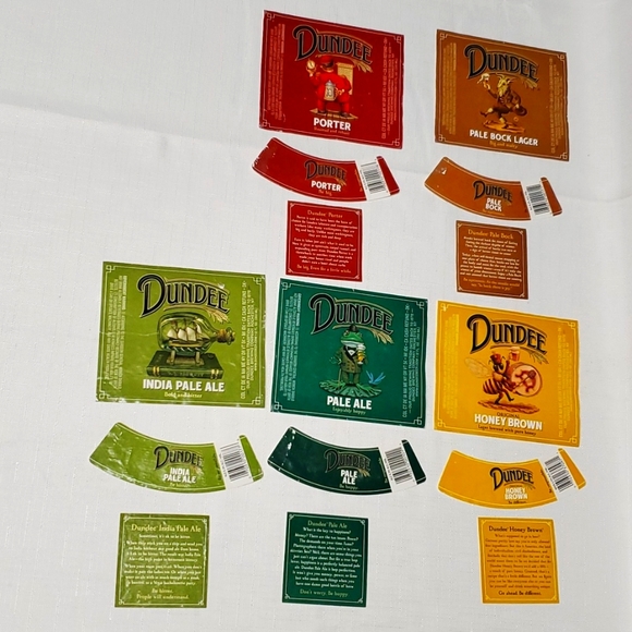 Dundee | Dining | Dundee Beer Bottle Labels Collectible Advertising Ale ...